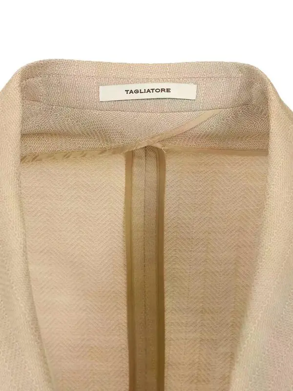 Tagliatore Montecarlo Single-breasted Blazer - Neutrals