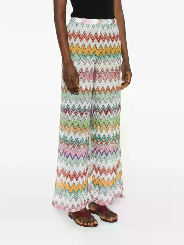 Missoni Zigzag Cover-up Trousers - White