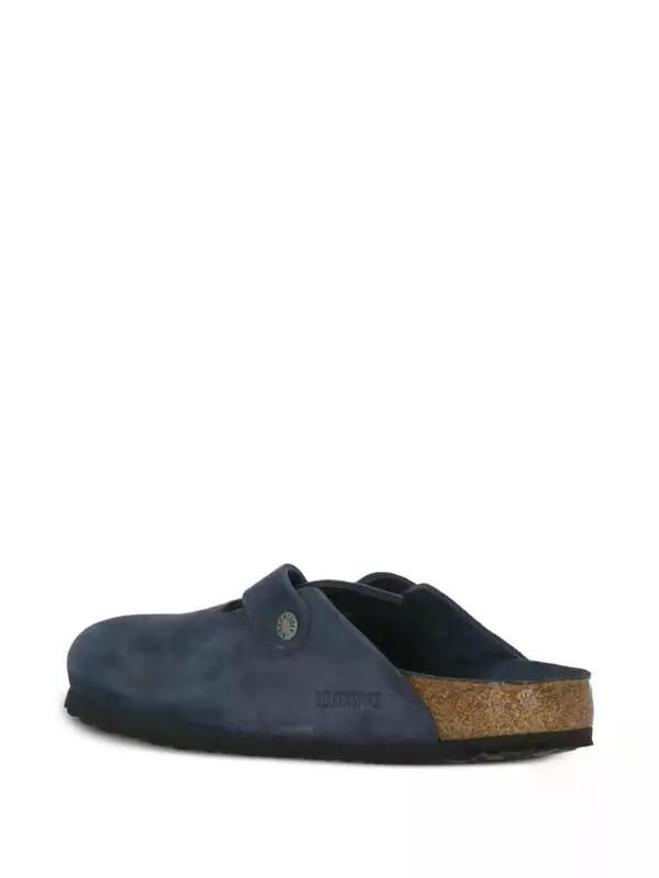 BIRKENSTOCK Boston Buckle-detail Mules - Blue