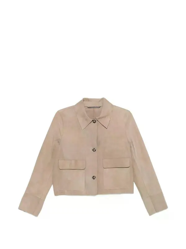 LEATHER AUTHORITY Flap-pocket Jacket