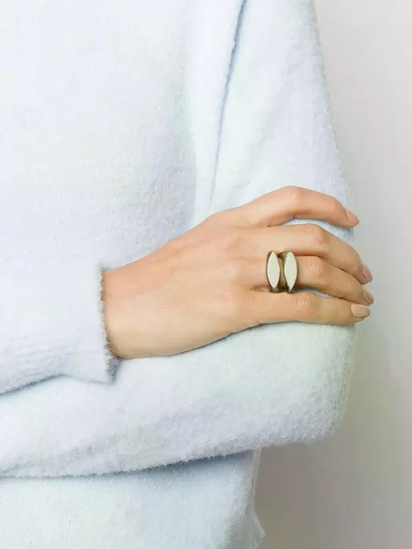 Annelise Michelson Sterling Asymmetric Signet Ring