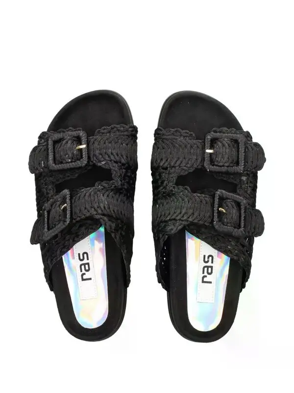 RAS Buckled Platform Sandals