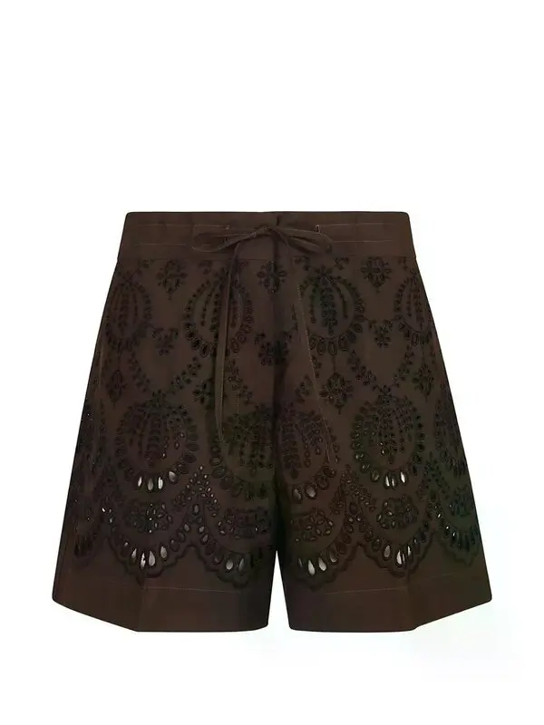 P.a.r.o.s.h Cannes Embroidered Shorts
