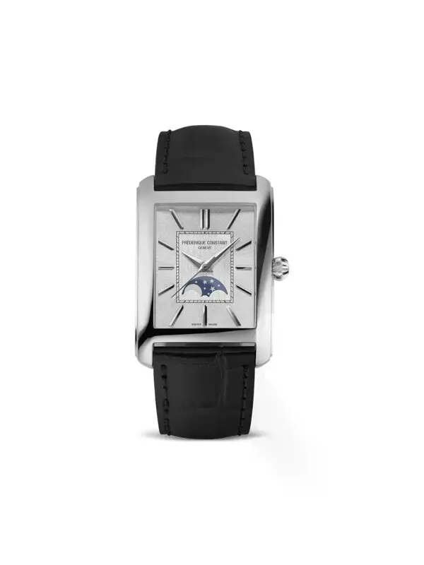 FREDERIQUE CONSTANT Classics Carrée 42mm Strap Watch - Silver
