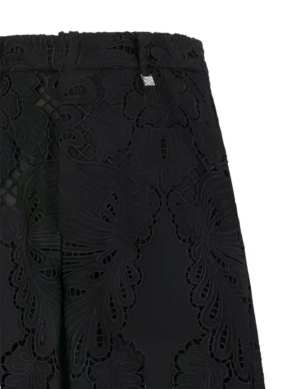 Giuseppe Di Morabito Scalloped-hem Lace Trousers