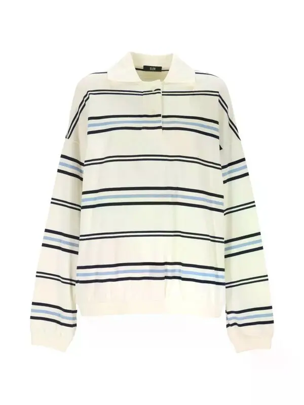 ELEH Striped Collared Knitwear