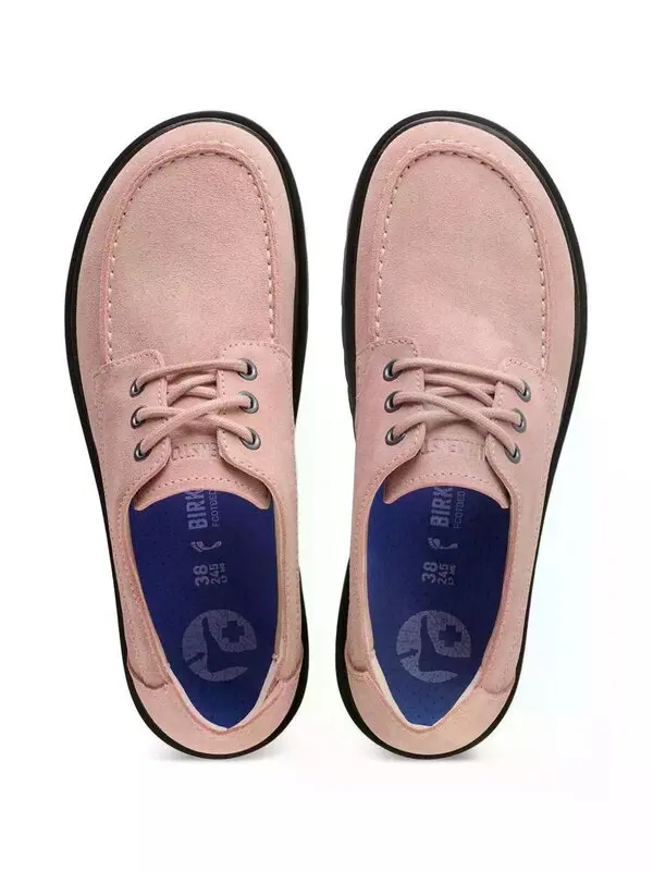 BIRKENSTOCK Highwood Moc Derby Shoes - Pink