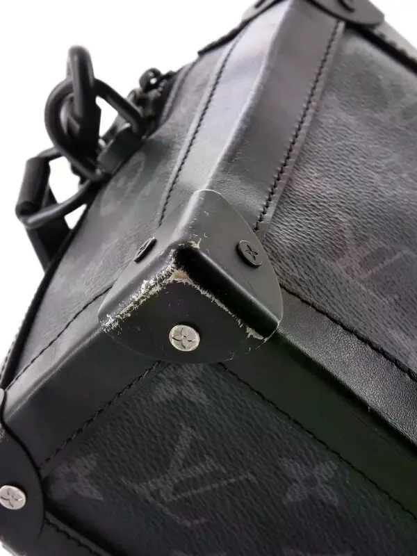 LOUIS VUITTON Soft Trunk Monogram Eclipse Canvas Shoulder Bag