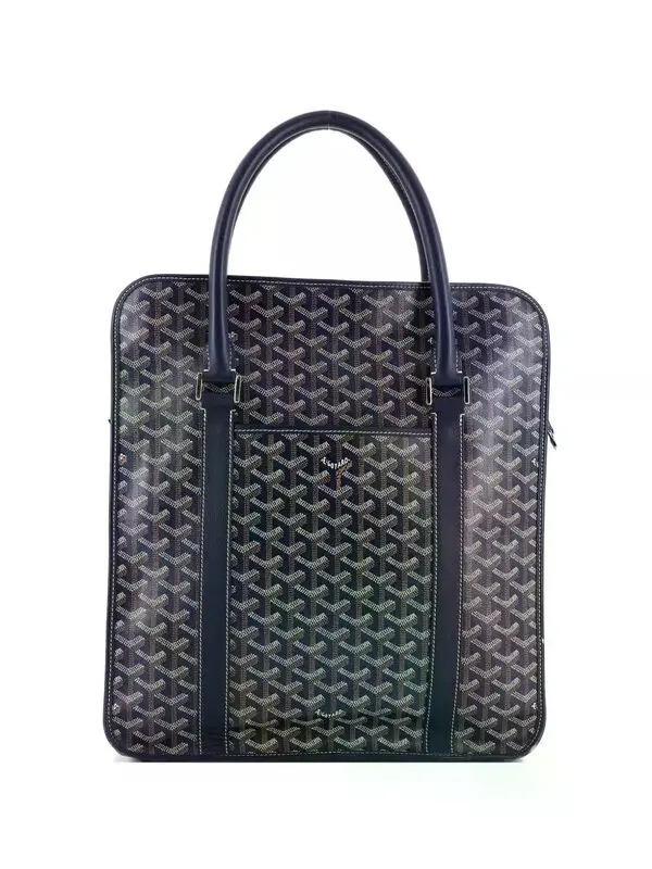 Goyard Bourgogne Coated Canvas Satchel