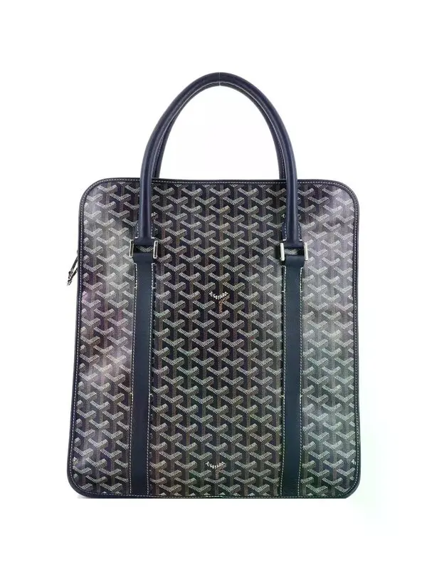 Goyard Bourgogne Coated Canvas Satchel