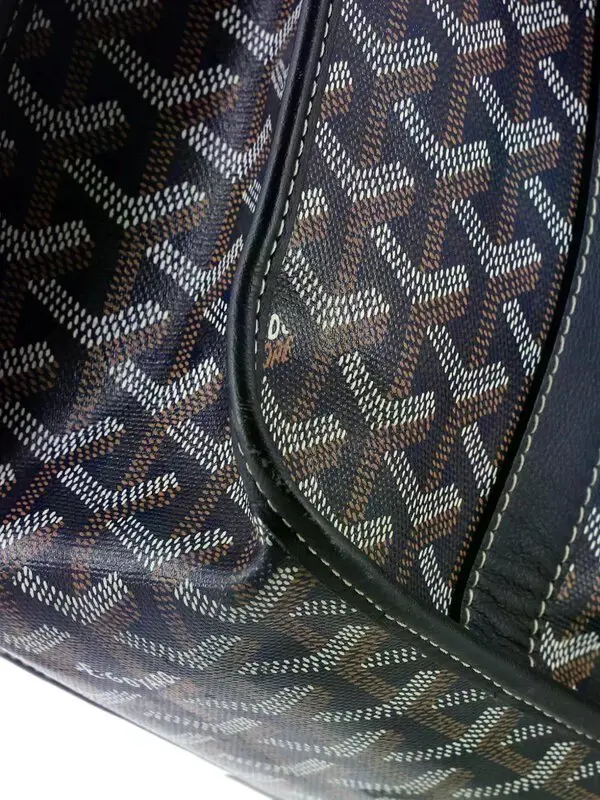 Goyard Bourgogne Coated Canvas Satchel