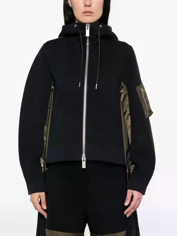Sacai Zip-up Hooded Jacket