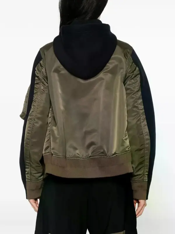 Sacai Zip-up Hooded Jacket