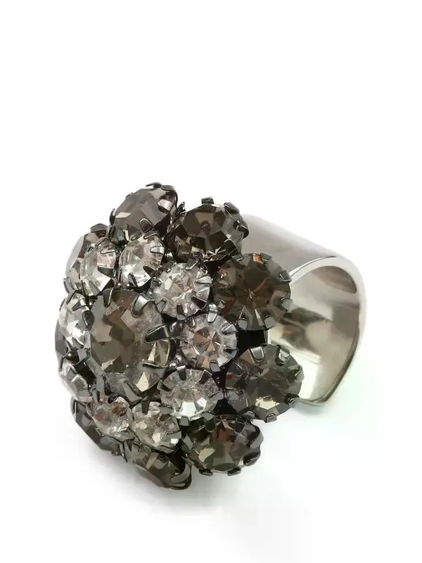 MAISON MARGIELA Crystal-embellished Earcuff - Silver