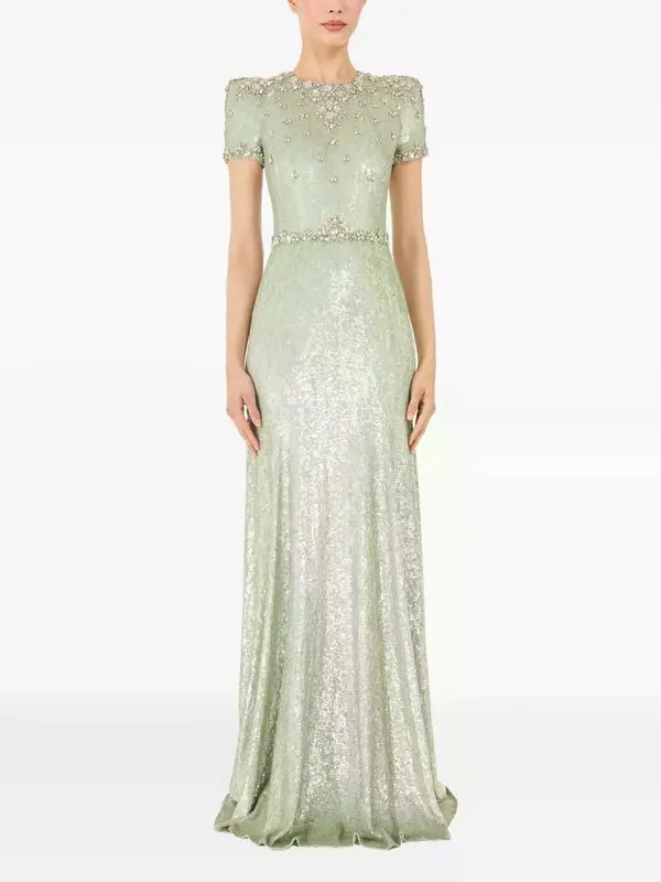 Jenny Packham Lombard Embellished Gown