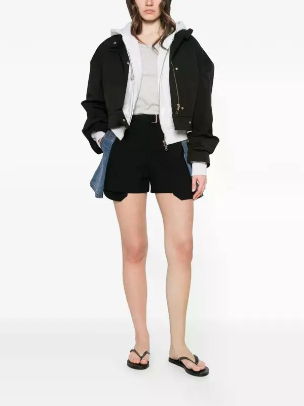 Sacai Denim-panel Shorts
