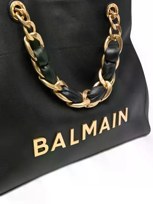 Balmain Logo-plaque Shoulder Bag