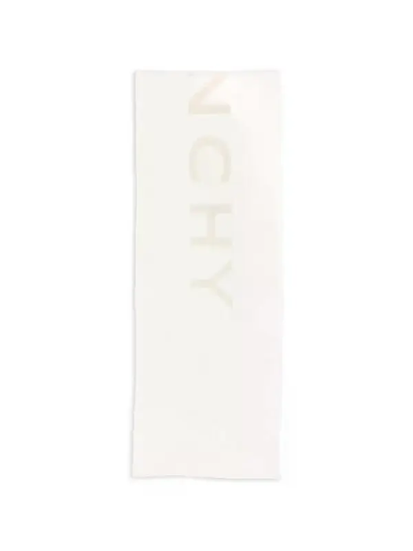 Givenchy Monogram Intarsia-knit Scarf - Neutrals
