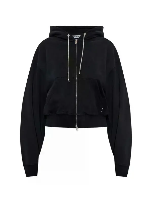 Alexander Wang Zip-up Hoodie - Black