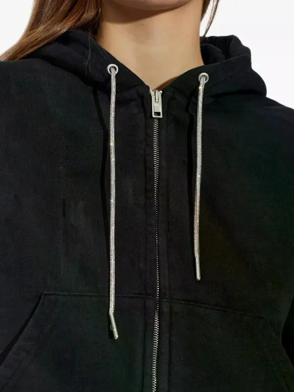 Alexander Wang Zip-up Hoodie - Black
