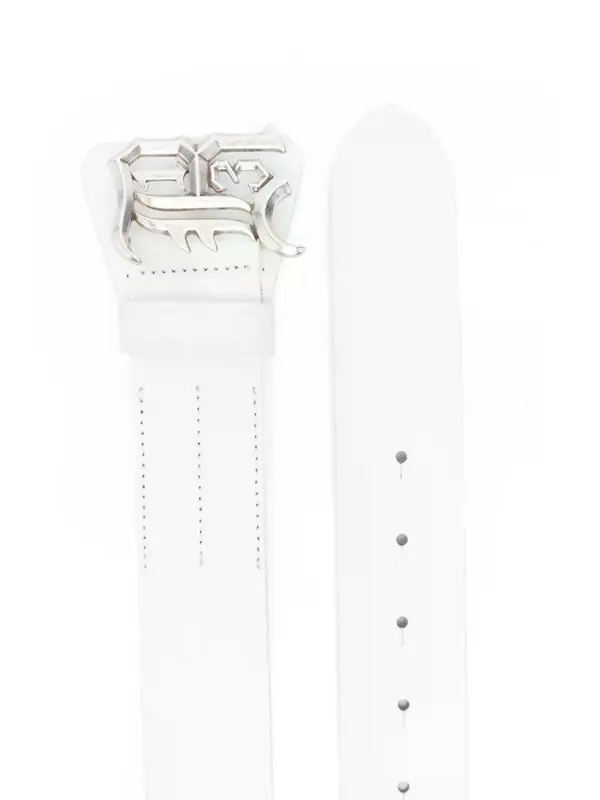 R13 Logo Belt - White