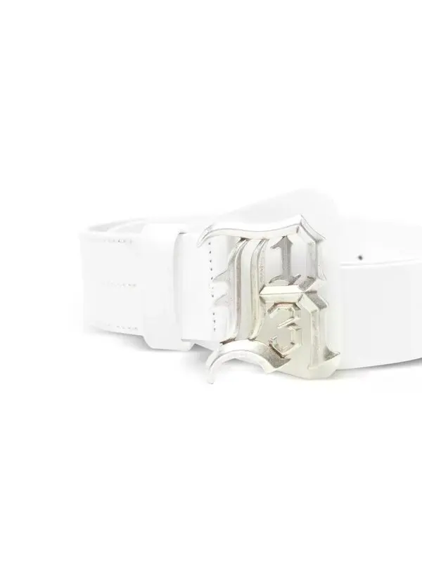 R13 Logo Belt - White