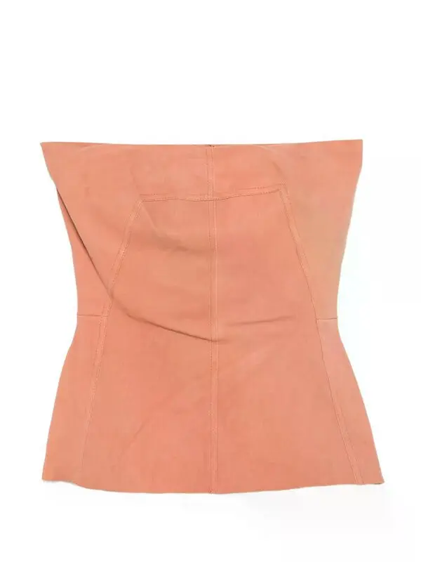Rick Owens Bustier Leather Top