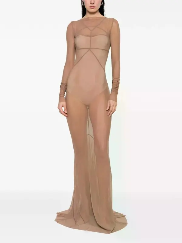 Rick Owens Temple Maxi Dress - Neutrals