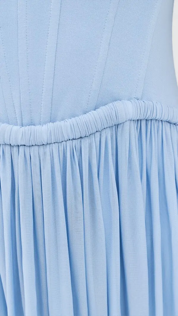 Simkhai Adalys Bustier Maxi Dress - Tidepool