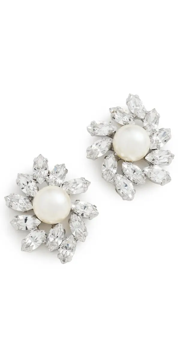 JENNIFER BEHR Esther Earrings - Crystal