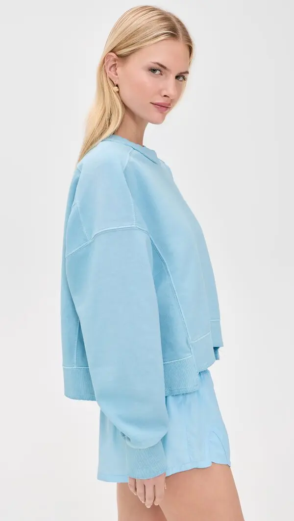 Free People Intercept Pullover - Bright Blue