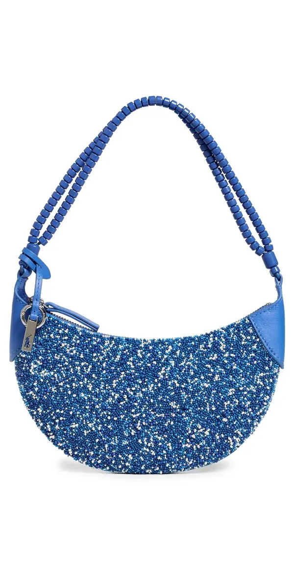 Polo Ralph Lauren Polo Id Beaded Mini Shoulder Bag - Pool Blue