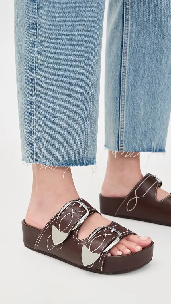 LOEFFLER RANDALL Nico Two Strap Sandals