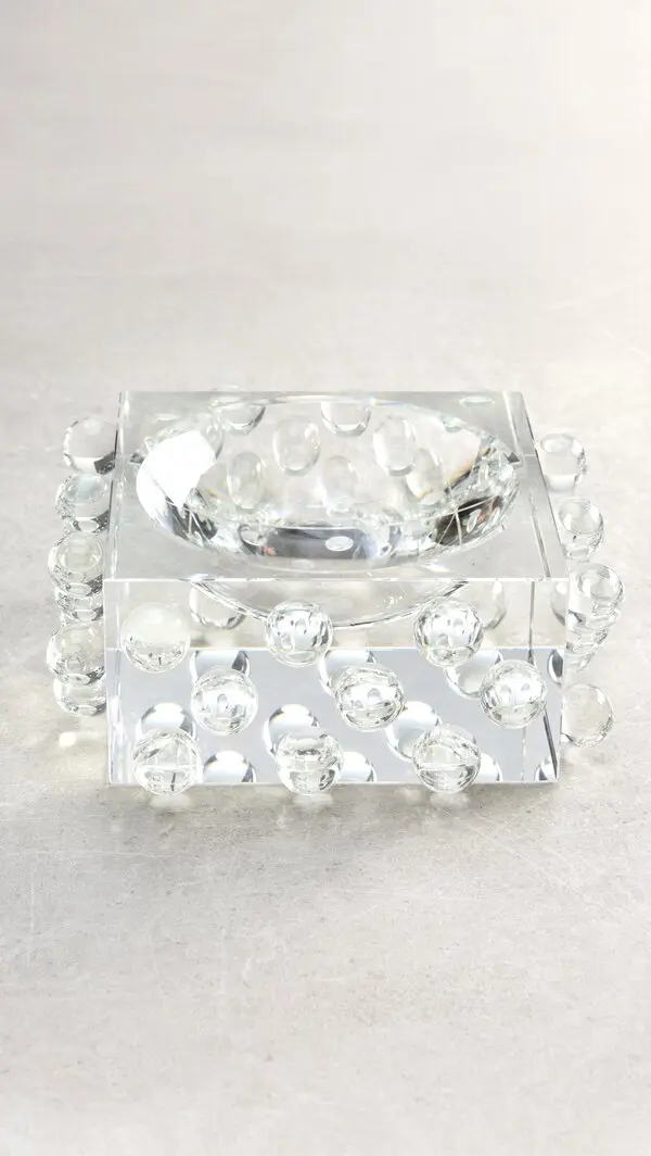 TIZO DESIGN Crystal Glass Bowl With Ball Details
