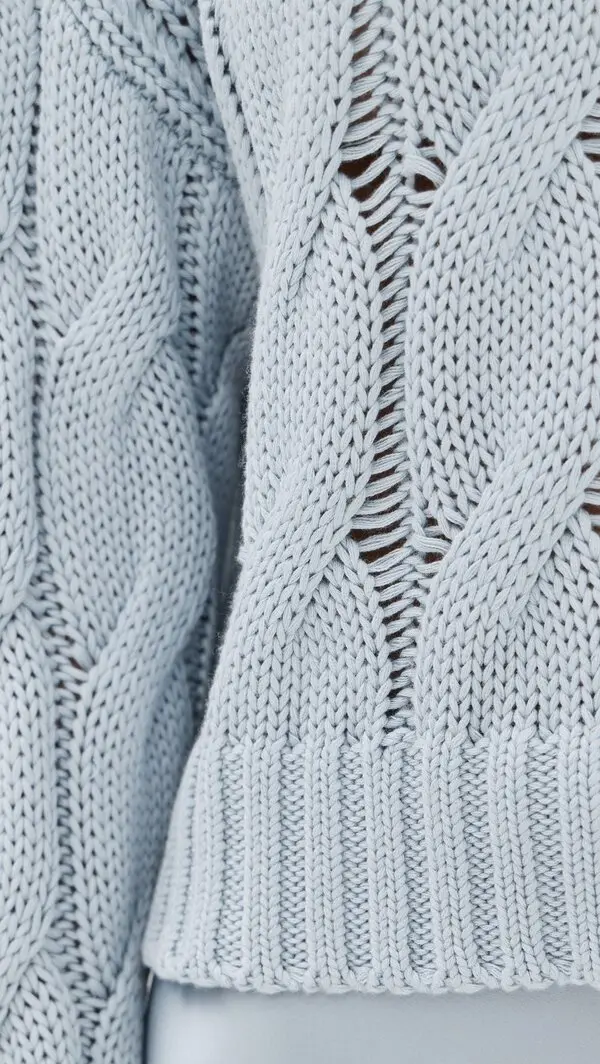 Sablyn Tristan Crewneck Cable Pullover