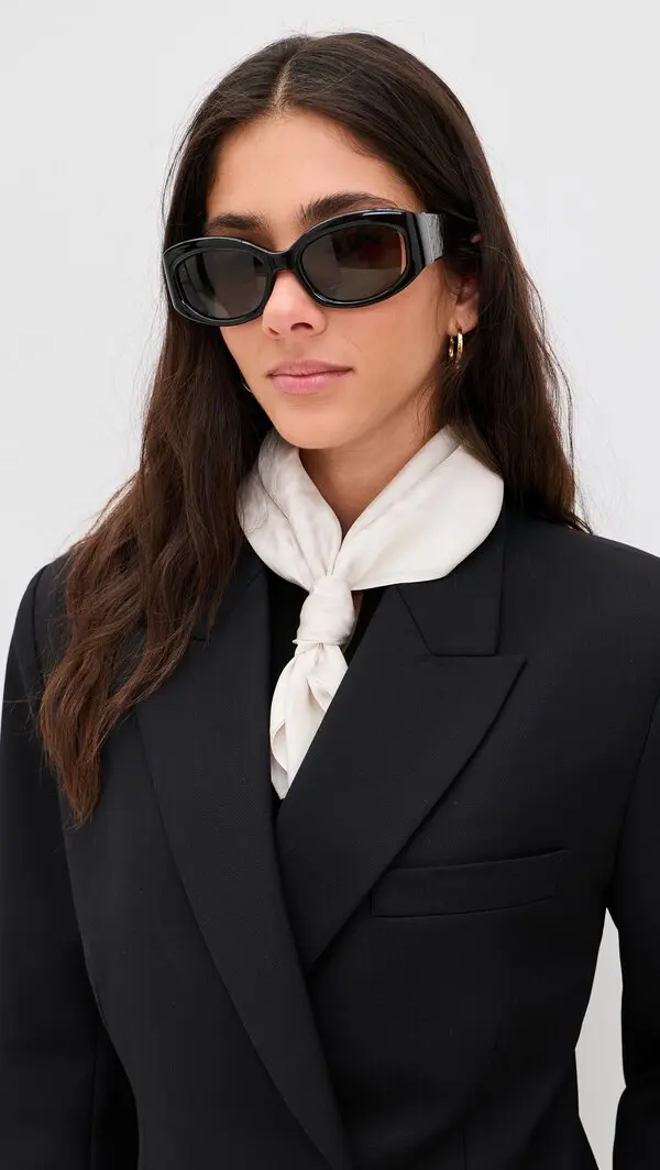 ANINE BING York Silk Scarf