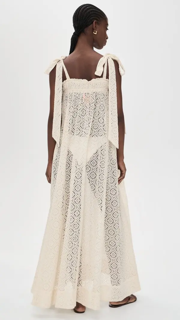 CONIGLIO PALM BEACH Lace Maxi Dress