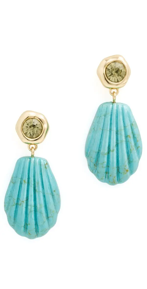 Mignonne Gavigan Natalia Drop Earrings - Turquoise