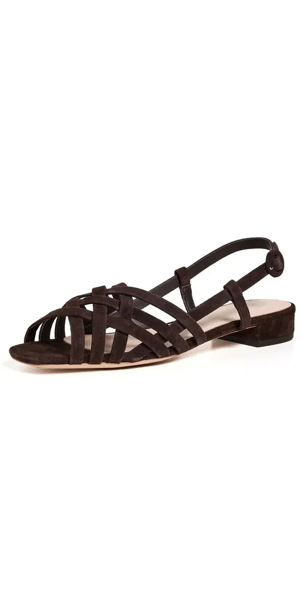LOEFFLER RANDALL Shelly Lattice Slingback Sandals - Tmoro