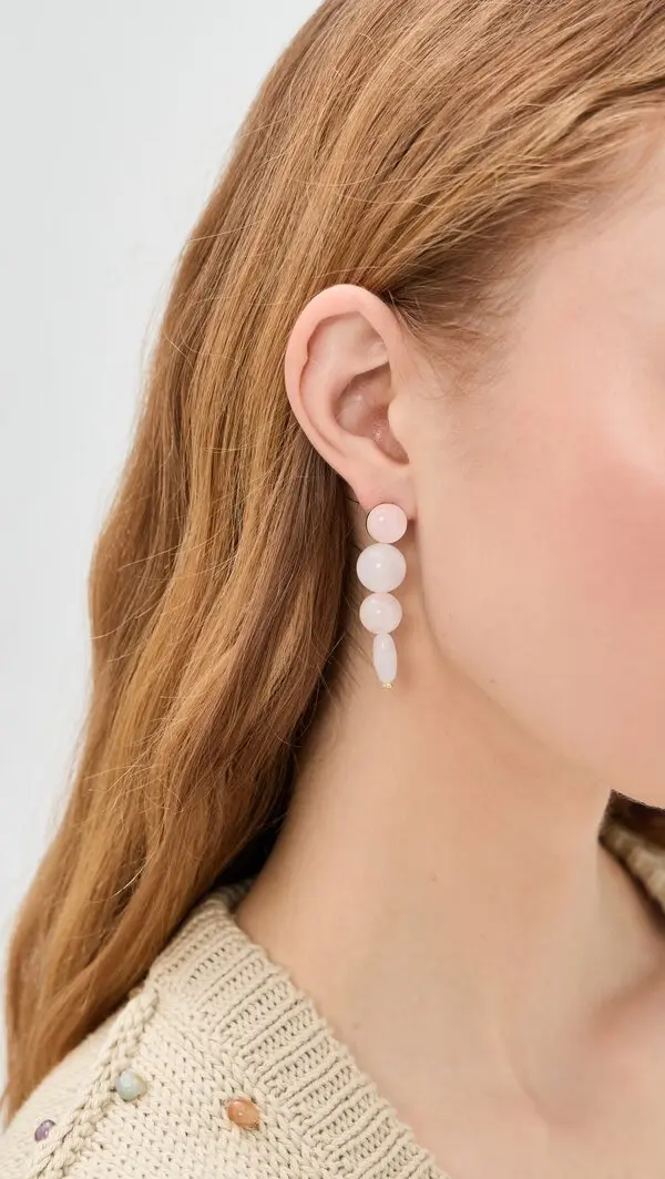 Baublebar Fatima Drop Earrings - Pink