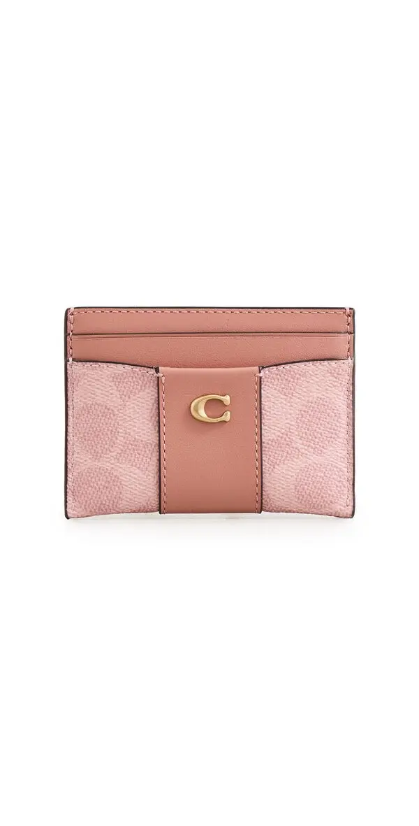 COACH Essential Card Case - Melon Pink