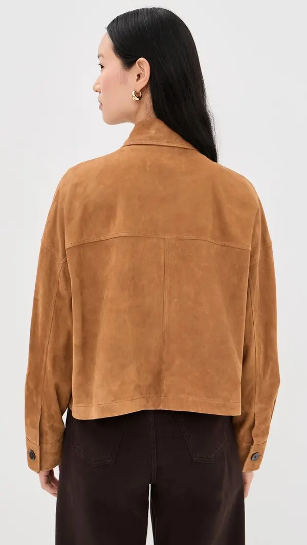 ARMA Miri Lamb Suede Jacket - Whiskey