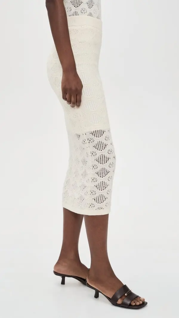 FAVORITE DAUGHTER Courtside Knit Skirt