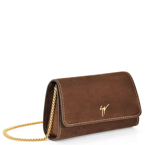 GIUSEPPE ZANOTTI Cleopatra Mini Clutch - Brown