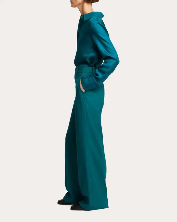 ARGENT Seasonless Wool Creased Trousers
