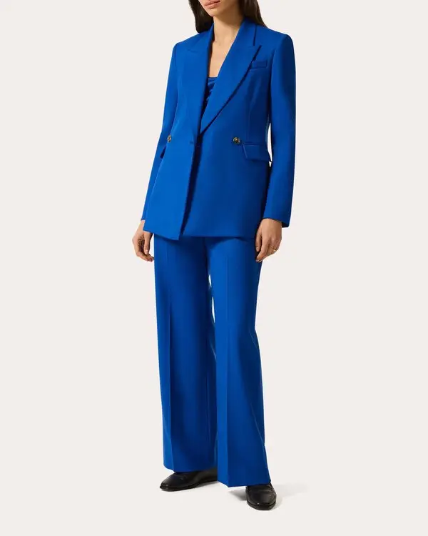 ARGENT Seasonless Wool Double-breasted Blazer
