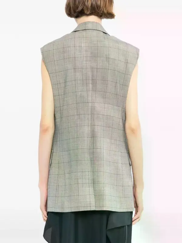 Monse Zipper Tailored Vest