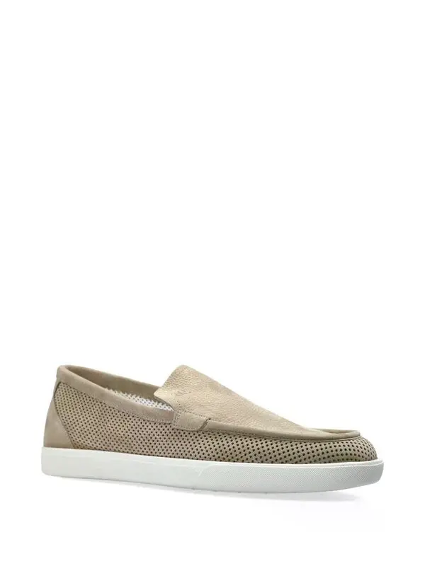 FABI Perforated Slip-on Sneakers - Neutrals
