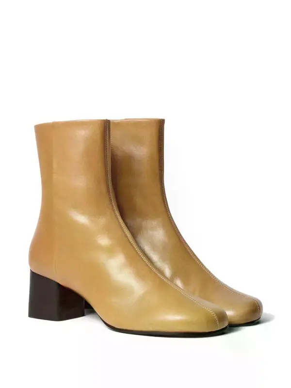 LEMAIRE Anatomic Side-zip Boots - Neutrals
