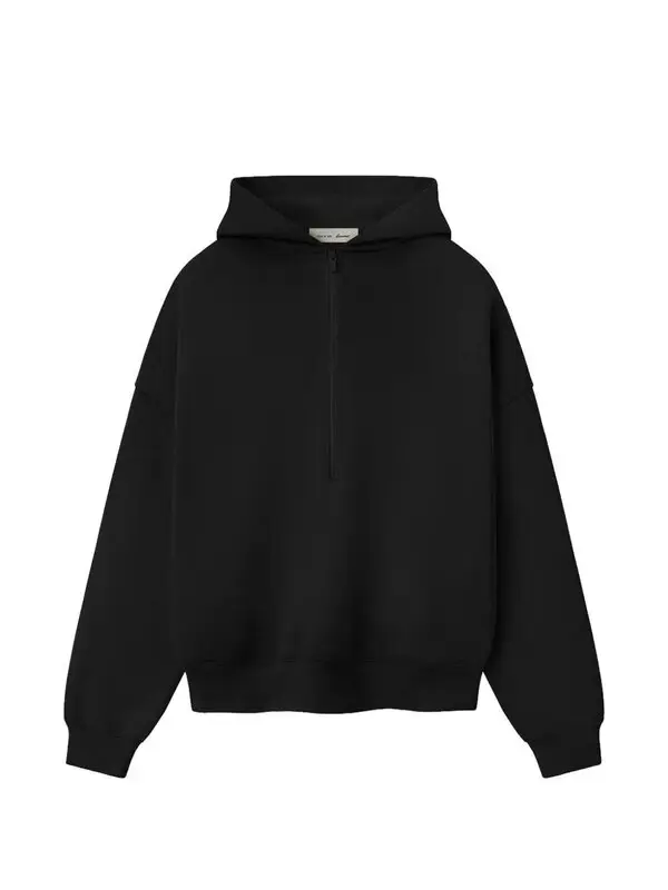 Fear Of God Half Zip Hoodie - Black